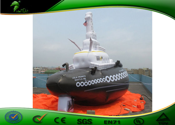 15 Feet PVC 0.4MM Floating Inflatable Tug Boat Balloon For Water Park