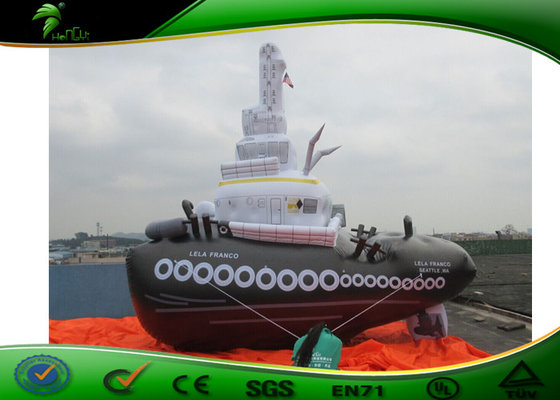 15 Feet PVC 0.4MM Floating Inflatable Tug Boat Balloon For Water Park