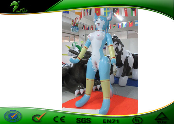 Outdoor 2.6M Strong PVC 0.4MM Inflatable Sexy Girl For Advertising