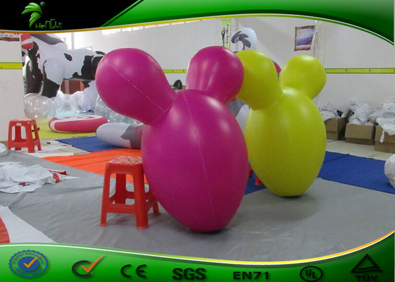 Colorful Inflatable Advertising Balloons , Cartoon Head Shape Inflatable Helium Balloon