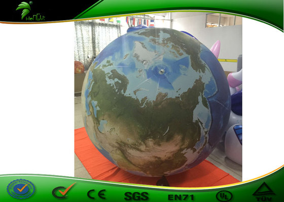 Giant Decorative Inflatable World Map / Helium Globe Earth Balloon
