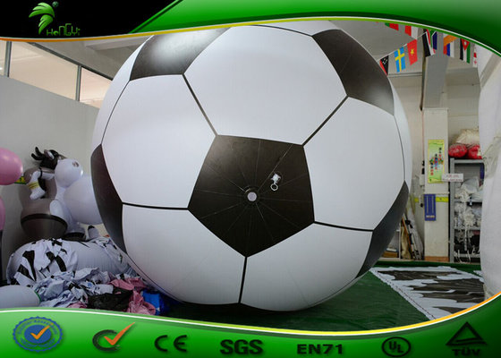 Custom Inflatable Football Soccer Items Design White And Black