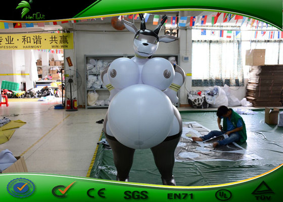 Customized Inflatable Sexy Sheep Inflatable Animal Model White