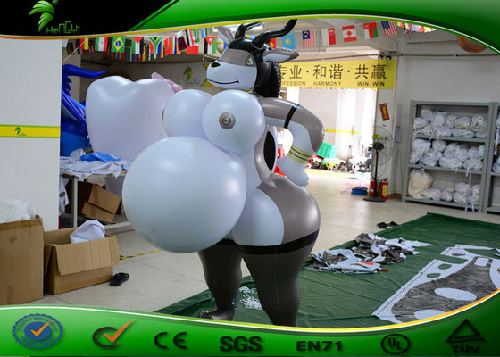 Customized Inflatable Sexy Sheep Inflatable Animal Model White