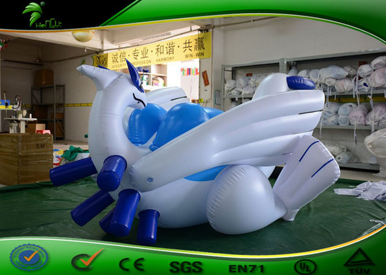 White Inflatable Cartoon Characters Dragon Cartoon Lovely Big