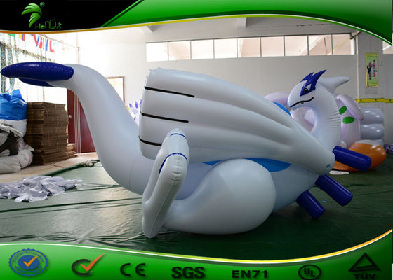 White Inflatable Cartoon Characters Dragon Cartoon Lovely Big
