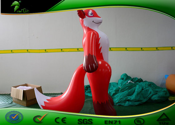 Inflatable Cartoon For Advertising / Inflatable Fox / Simulation Inflatable Animals