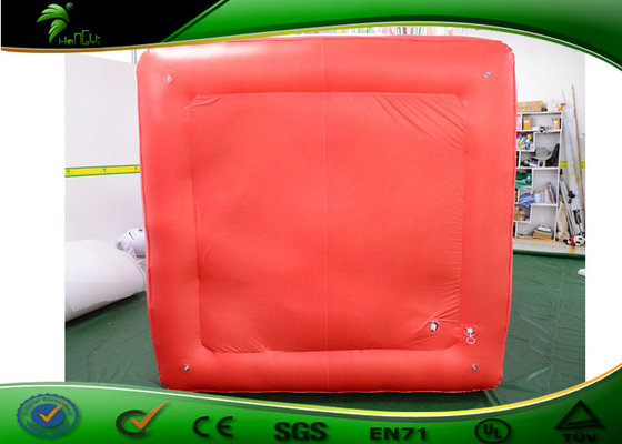 Inflatable Advertising Balloons / Inflatable Red Cube ball / Inflatable Square Helium With Logo Printing For Advertising