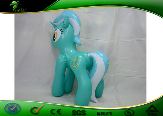 Decoration Inflatable Green Horse , Most Attractive Custom Design Cartoon For Sale