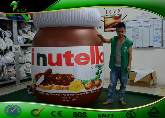 Advertising Inflatable Chocolate Sauce Bottle / Inflatable Jar Shape For Mall