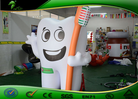 Giant Inflatable Tooth With toothbrush / Inflatable Teeth Shape