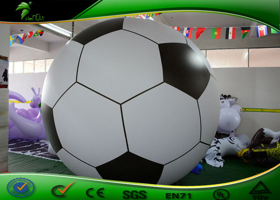 PVC Inflatable Advertising Balloons Football Giant Soccer Balloon For Advertising