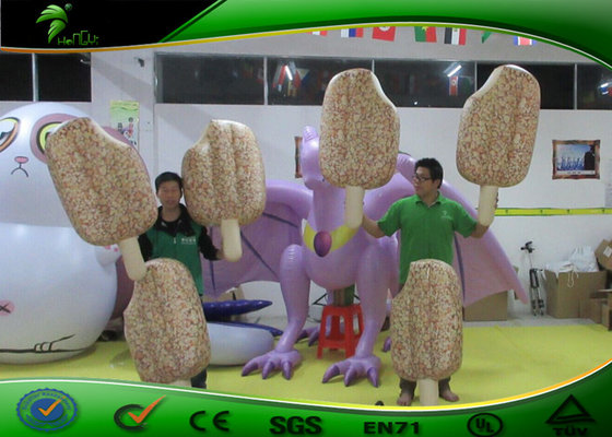 1.5m High Inflatable Advertising Balloons Customized Ice Cream 3D Model