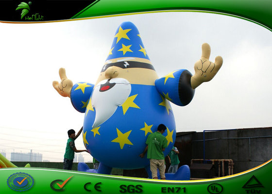 Magician Model Customized Inflatable Cartoon Characters For Advertisment
