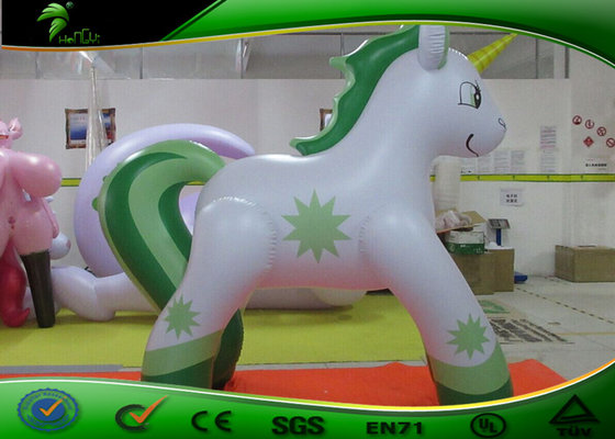 Outdoor Custom Inflatable Cartoon Characters Unicorn Animal For Advertising