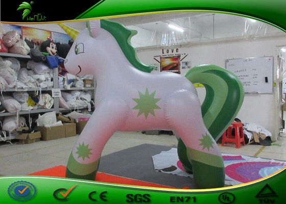 Outdoor Custom Inflatable Cartoon Characters Unicorn Animal For Advertising