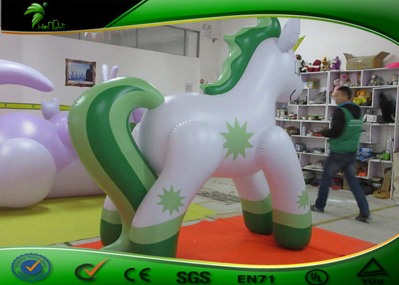 Outdoor Custom Inflatable Cartoon Characters Unicorn Animal For Advertising