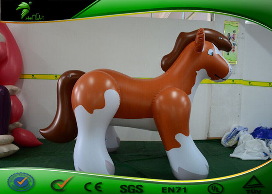 1 M Brown Helium Inflatable Cartoon Characters Horse Toy With PVC Material