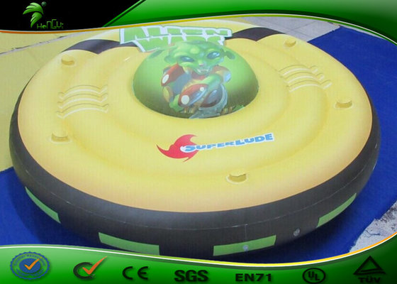 Promotion PVC Amazing Inflatable Advertising Balloon 2 m Tall UFO Shape OEM