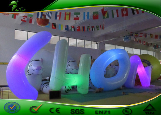 Digital Printing Inflatable Advertising Balloons Letters For Amusement Park