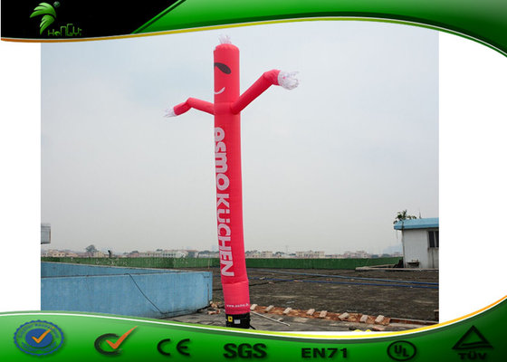 Advertising Standing Inflatable Air Dancers 2m With Certified Blower UV Printing
