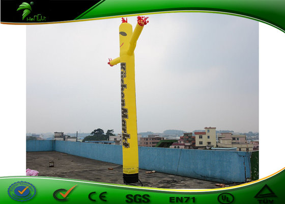 Advertising Standing Inflatable Air Dancers 2m With Certified Blower UV Printing