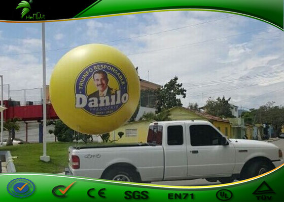 PVC Inflatable Advertising Balloons With Printing / 2m Helium Advertising Balloons