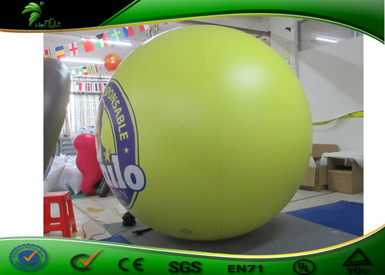 PVC Inflatable Advertising Balloons With Printing / 2m Helium Advertising Balloons