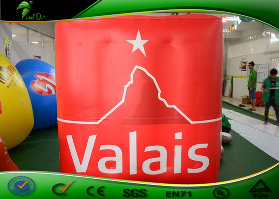 Custom Logo Inflatable Advertising Balloons Square Durable PVC Material
