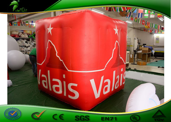 Custom Logo Inflatable Advertising Balloons Square Durable PVC Material