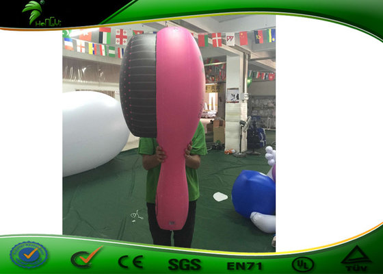 Durable Inflatable Pink Brush / Inflatable Shapes PVC 0.18mm For Advertising