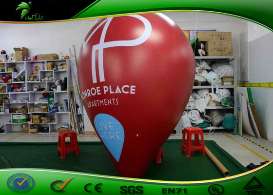 Customized Helium Inflatable Advertising Balloon Durable 1m - 6m ROHS Approval