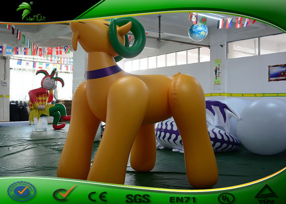 Customized Inflatable Cartoon Characters Goat Model / Shape For Decoration
