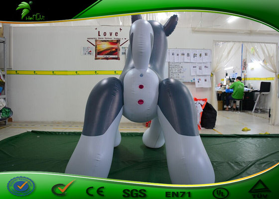 Waterproof Inflatable Husky Dog Giant Grey Anime Inflatable Dog For Promotion