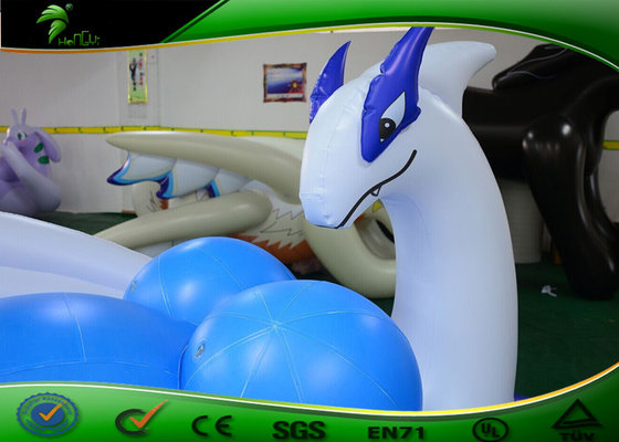 Logo Printing Inflatable Cartoon Characters 4m Long Inflatable Dragon Shape With SHP