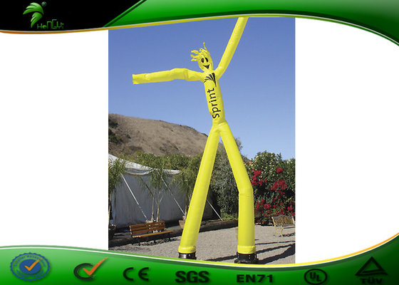 Christmas Clown Advertising 2 Legs Inflatable Advertising Man With Oxford Cloth