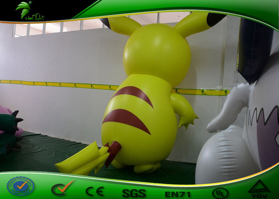 Lovely Yellow Inflatable Cartoon Characters 2m Tall Inflatable Rat Cartoon Costume