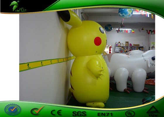 Lovely Yellow Inflatable Cartoon Characters 2m Tall Inflatable Rat Cartoon Costume