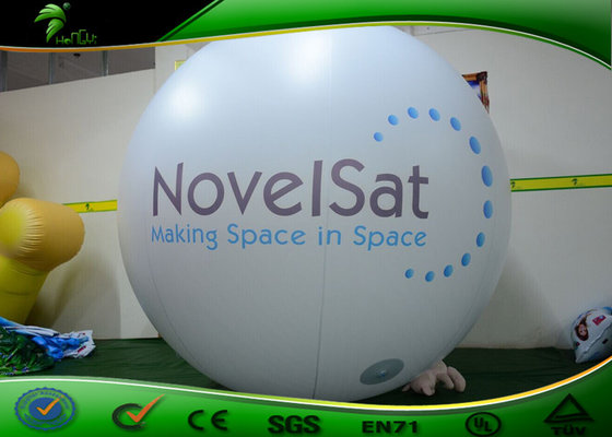 Diameter 2m Logo Printing Inflatable Helium Balloon / Flying Balloon For Rental
