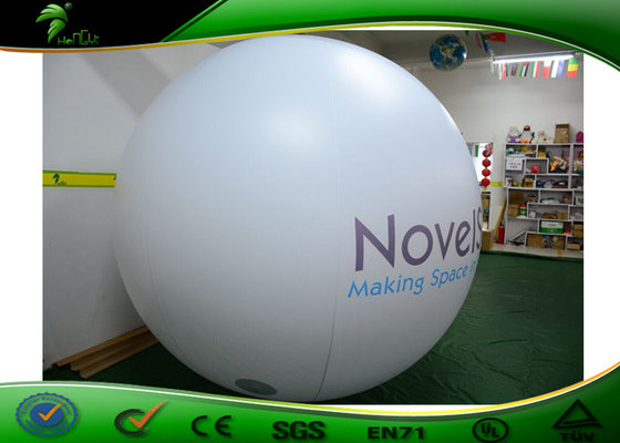 Diameter 2m Logo Printing Inflatable Helium Balloon / Flying Balloon For Rental