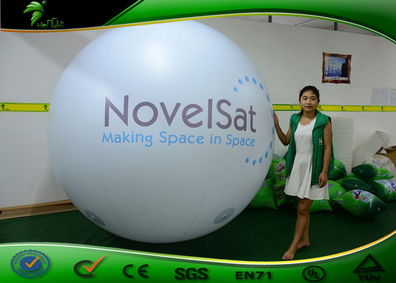 Diameter 2m Logo Printing Inflatable Helium Balloon / Flying Balloon For Rental