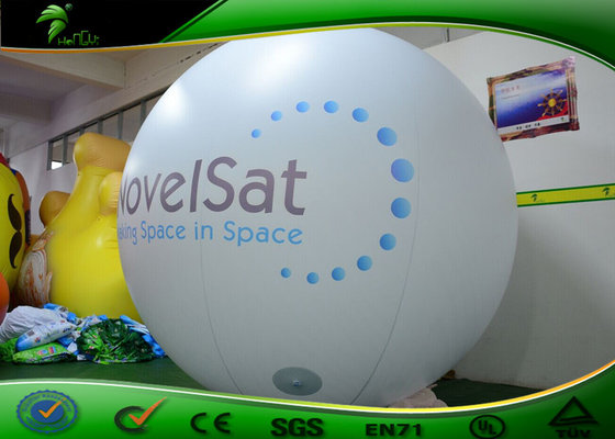 Diameter 2m Logo Printing Inflatable Helium Balloon / Flying Balloon For Rental