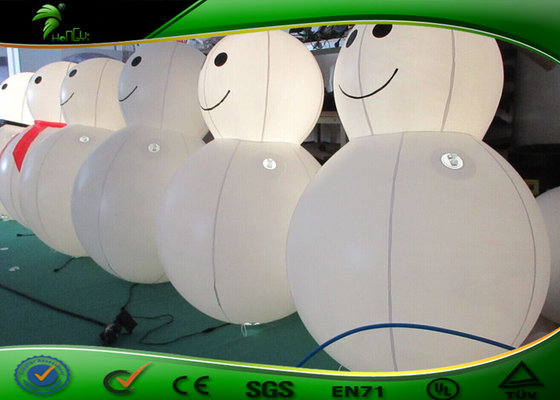 1M High Inflatable Holiday Decorations Christams Outdoor PVC Snowman Decoration Light