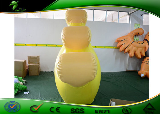 Big Size Yellow Inflatable Model Customized Advertising Inflatable Crown Replica