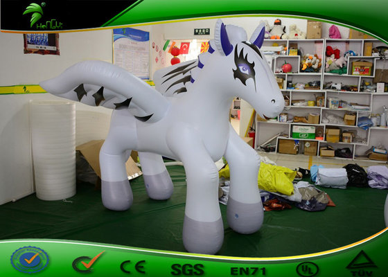 Cute Flying Horse Inflatable Cartoon Characters PVC 0.4mm with Digital Printing
