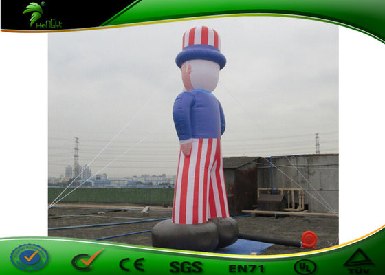 5M Uncle Sam Giant Inflatable Advertising Balloons With Continuous Blower