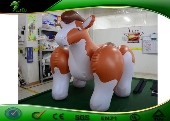Animal Horse Inflatable Cartoon Characters Inflatable Cute Pony Cartoon For Riding