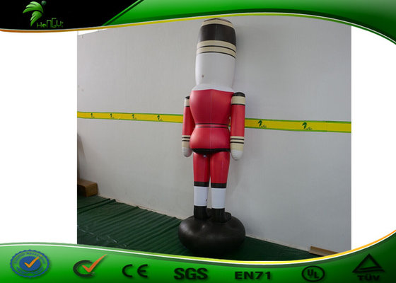 Red Soldiers Inflatable Advertising Balloons / Helium Balloon 2.5M Height