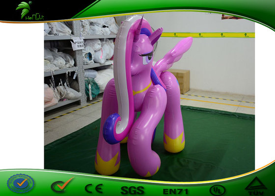Customized Inflatable Cartoon Characters PVC Animal Toy Cartoon Pony Girl