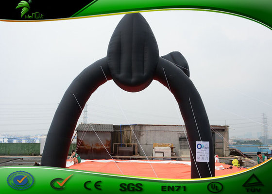 Fashion Inflatable Arch / Black Halloween Arch 5m Width For Holiday Decorations